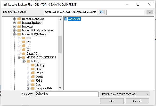 [Day22] SQL server 資料庫備份與還原，使用bak - SQL Server資料庫入門 | UM's Coding Note