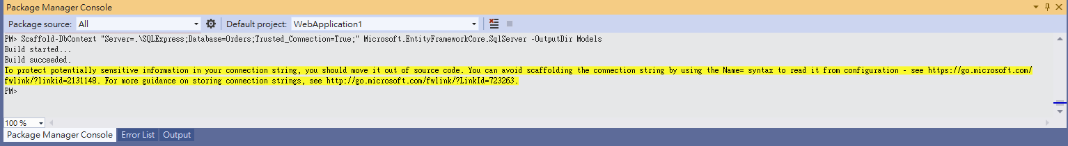 Day7 C Mvc Model模型連結資料庫,使用entity Framework Candaspnetcore Ums Coding Note